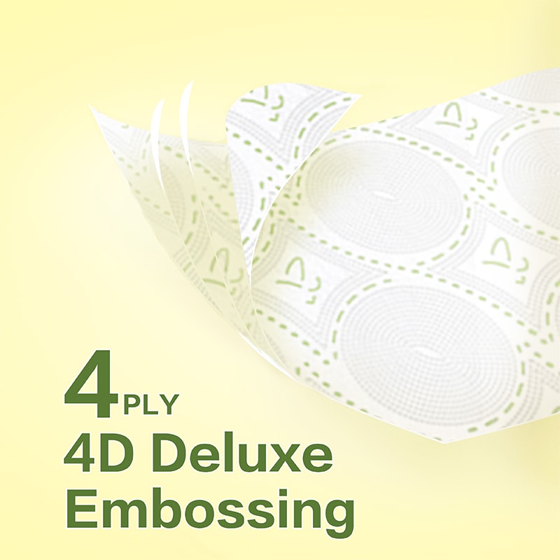 Vinda 4D Deluxe 150g 4ply Bathroom Tissue VC4614 (Herbal Soft) (10 rolls)