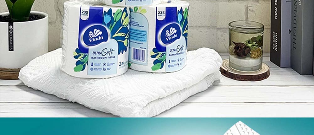 Vinda Ultra Soft 235sheets 2ply Bathroom Tissue VC4671 (4 rolls)