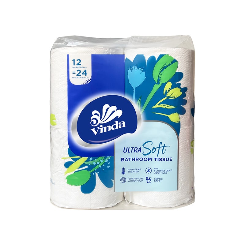 Vinda Ultra Soft 235sheets 2ply Bathroom Tissue VC4671B (12 rolls)