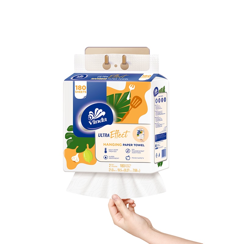 Vinda Ultra Effect 180 sheets 2ply Hanging Paper Towel VC9816