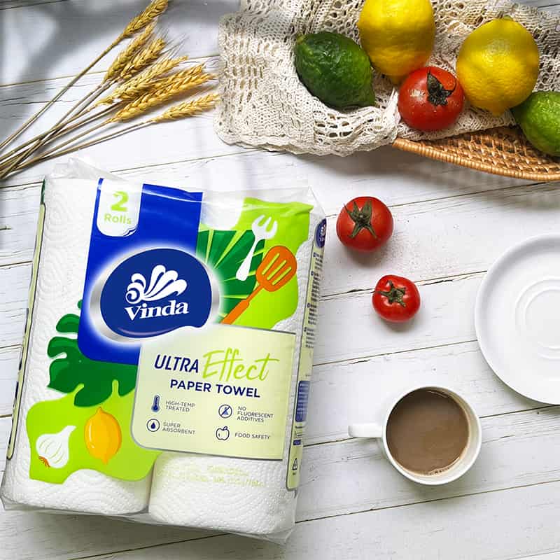 Vinda Ultra Effect 70sheets 2ply Paper Towel VC9302 (2 rolls)