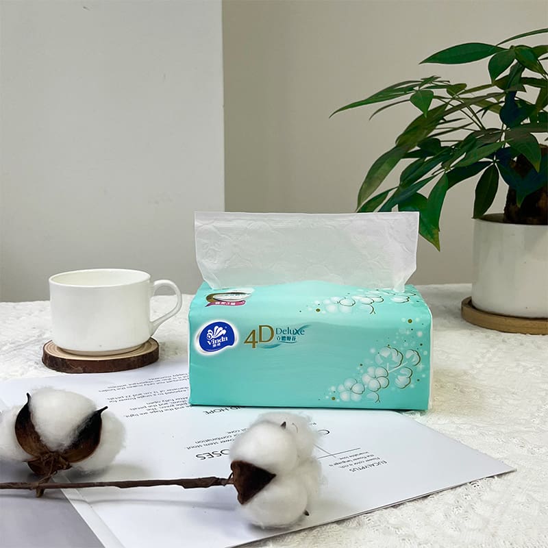 Vinda 4D Deluxe 100sheets 3ply Soft Pack Facial Tissue VC2431 (Size: M ...