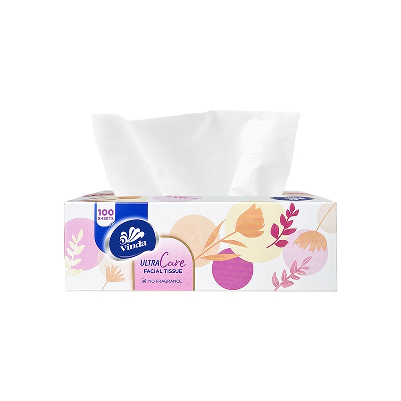 Vinda Ultra Care 100sheets 2ply Box Facial Tissue VC2368 (1 pack)