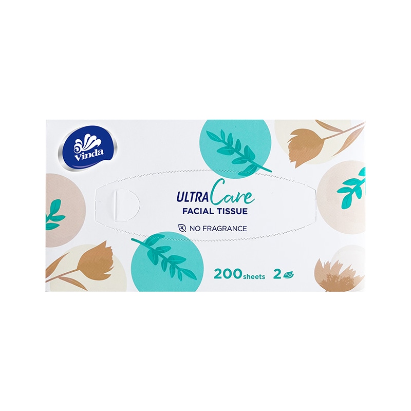 Vinda Ultra Care 200sheets 2ply Box Facial Tissue VC2369 (1 pack)