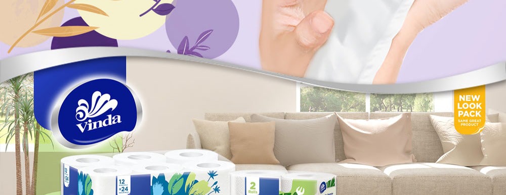 Vinda Ultra Care 130sheets 3ply Box Facial Tissue VC2381 (1 pack)